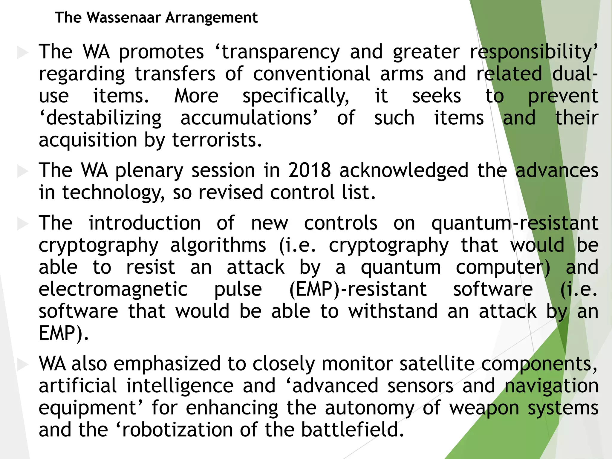 Nuclear Export Control Regimes | PPTX | Arms & Ammunition | Sensitive ...