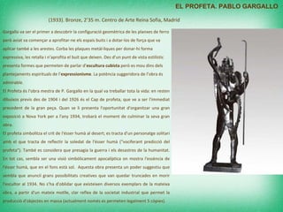 15. p. gargallo.el profeta | PPT