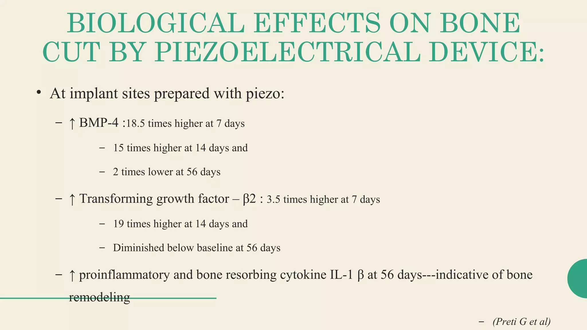 Piezoelectric surgery in periodontics & oral implantology | PPT