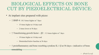 Piezoelectric surgery in periodontics & oral implantology | PPT