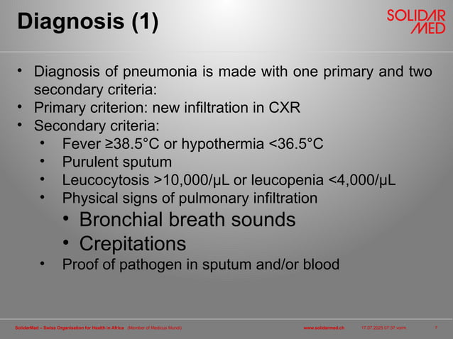 15 - Pneumonia.pptx and other related conditions | PPTX