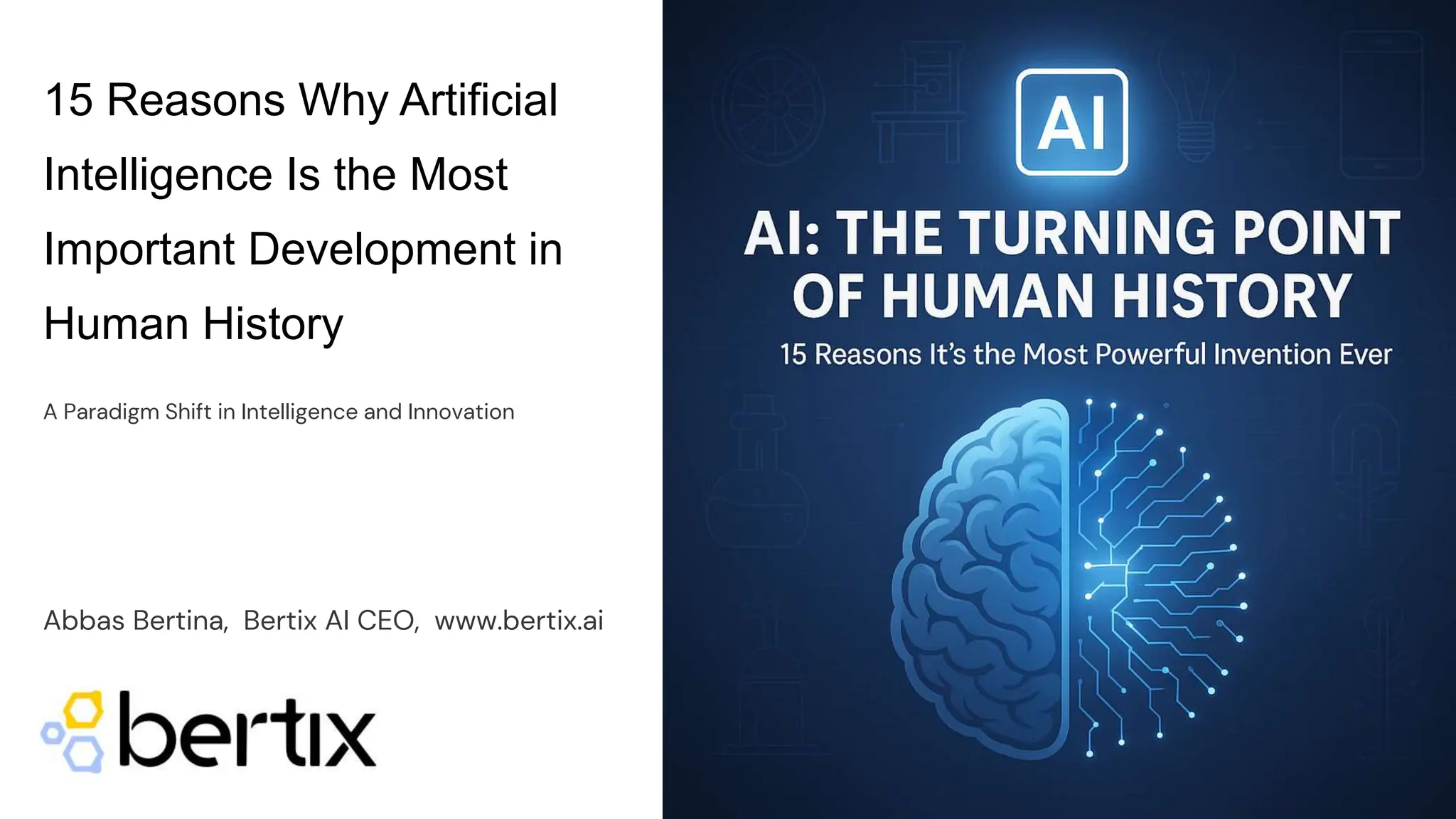 15 Reasons Why Artificial Intelligence Is the Most Important ...