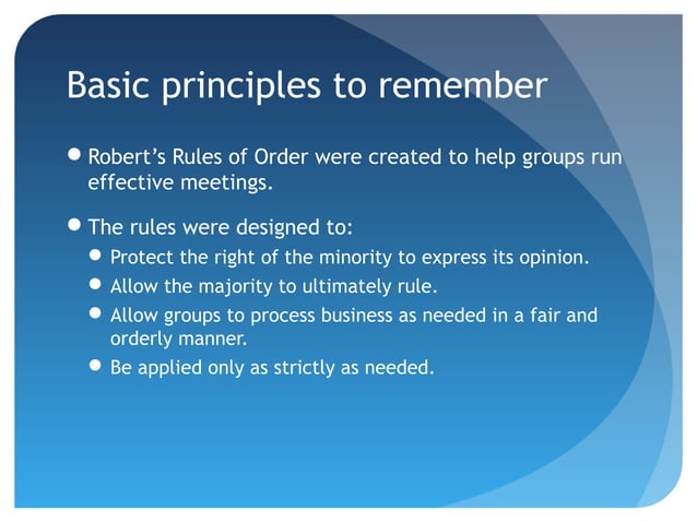 Running an Effective Meeting | PPT