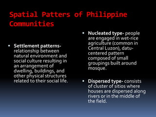 RURAL COMMUNITIES IN THE PHILIPPINES FM1 | PPTX