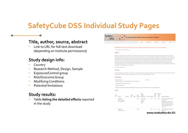 SafetyCube - Safety CaUsation, Benefits and Efficiency | PPT