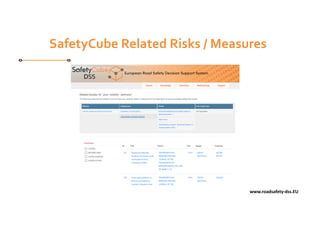 SafetyCube - Safety CaUsation, Benefits and Efficiency | PPT