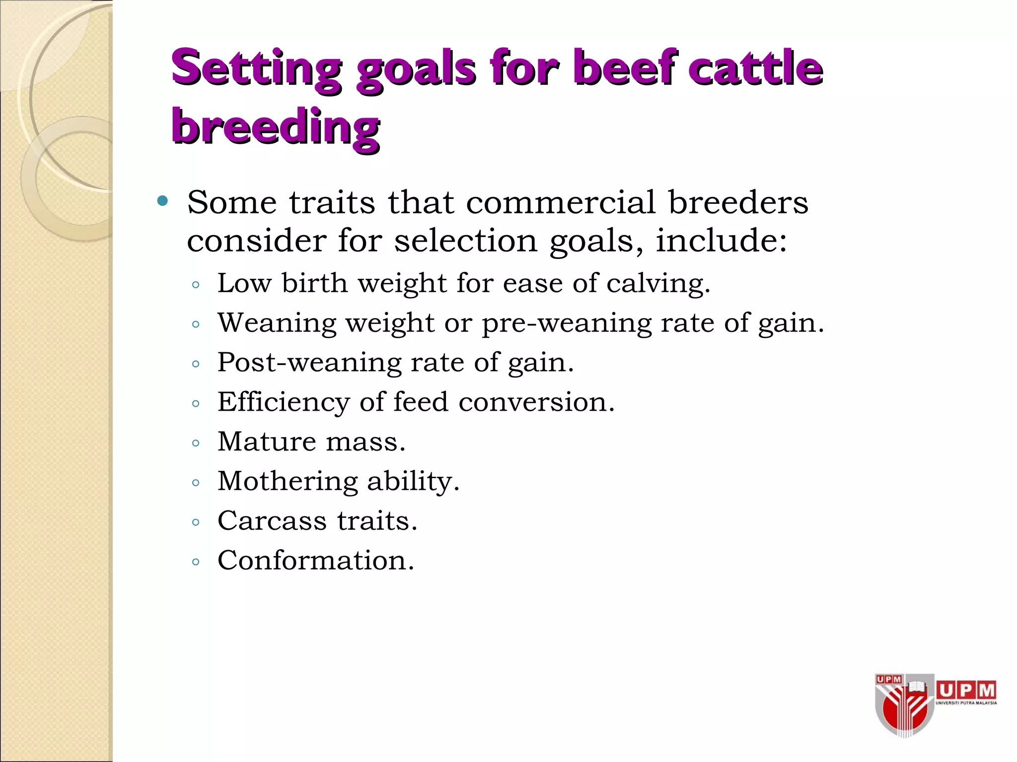 15 selection of breeders | PPT