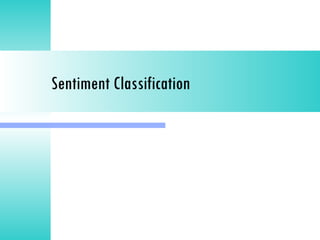 sentiment analysis using machine learning | PPT
