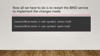 15 Setup BIND 9 | PPTX