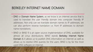 15 Setup BIND 9 | PPTX
