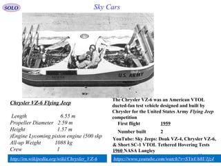 15 sky cars | PPT