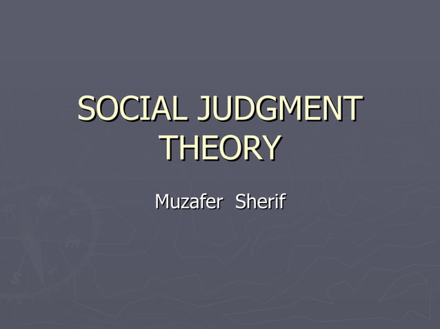 Social Judgment Theory | PPT