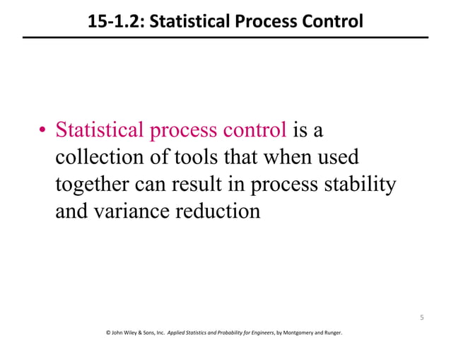 15- Statistical Quality Control.ppt | Business | Business and Finance