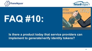 STIR-SHAKEN Top 10 FAQ | PPT