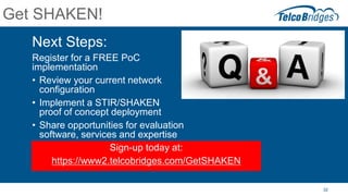 STIR-SHAKEN Top 10 FAQ | PDF