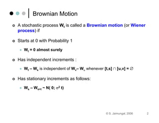 Stochastic Calculus Main Results | PDF