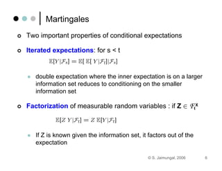 Stochastic Calculus Main Results | PDF