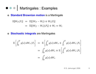 Stochastic Calculus Main Results | PDF
