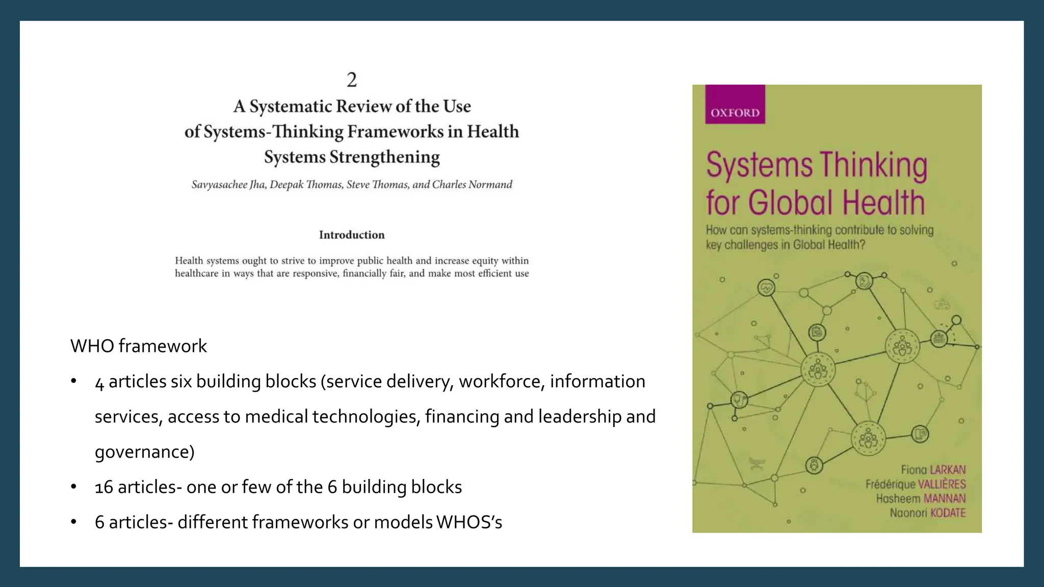 SYSTEM THINKING IN PUBLIC HEALTH | PPTX