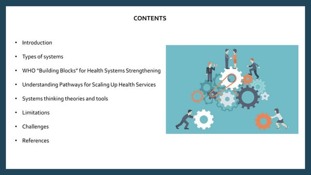 SYSTEM THINKING IN PUBLIC HEALTH | PPTX | Science