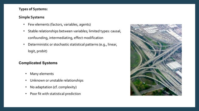 SYSTEM THINKING IN PUBLIC HEALTH | PPTX | Science