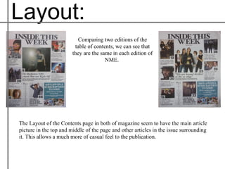 Table of contents analysis | PPT