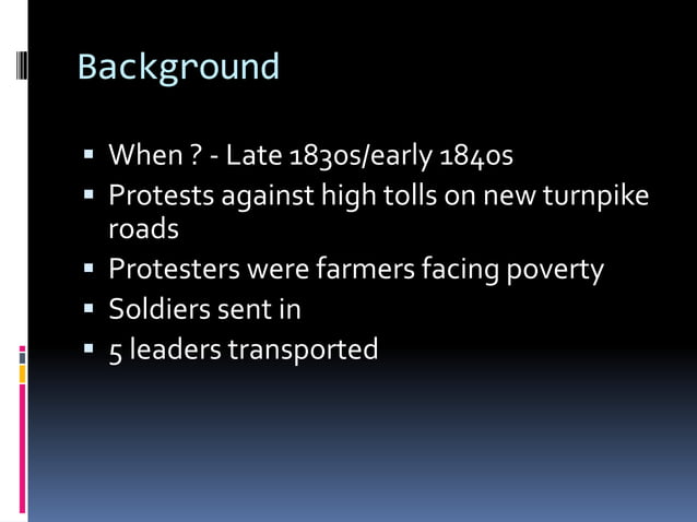 The rebecca riots | PPT