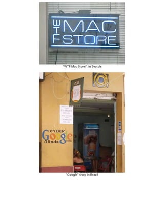 15 Unexpected Store Names | PDF