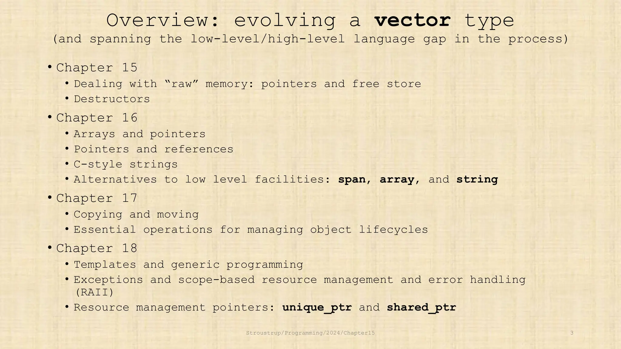 How vectors work in C++ and their allocation of memory | PPT