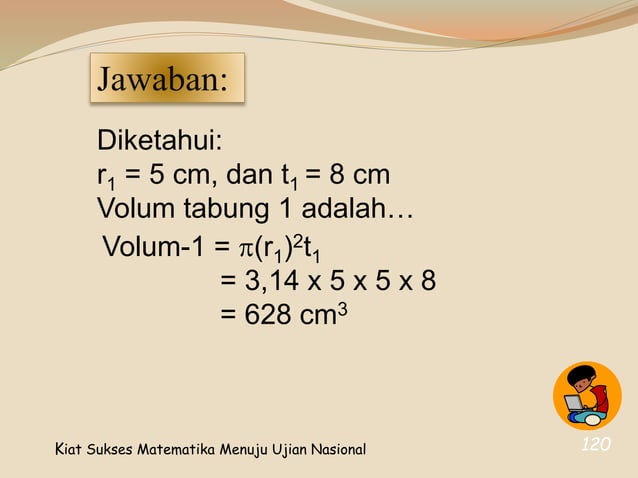 VOLUM DAN LUAS SISI bangun ruang tabung 1 | PPT