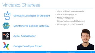 APIdays Singapore 2019 - Bringing OpenAPI to devOps, Vincenzo Chianese, Software Developer ...