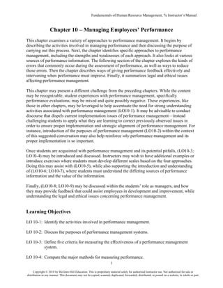 Fundamentals of Human Resource Management 7th Edition Noe Solutions Manual | PDF