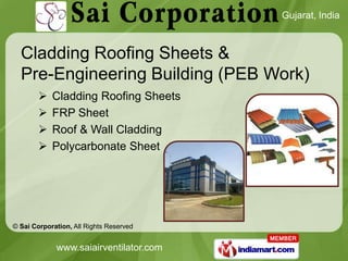 Pre-Engineering Building (PEB Work) by Sai Corporation Vadodara | PPSX