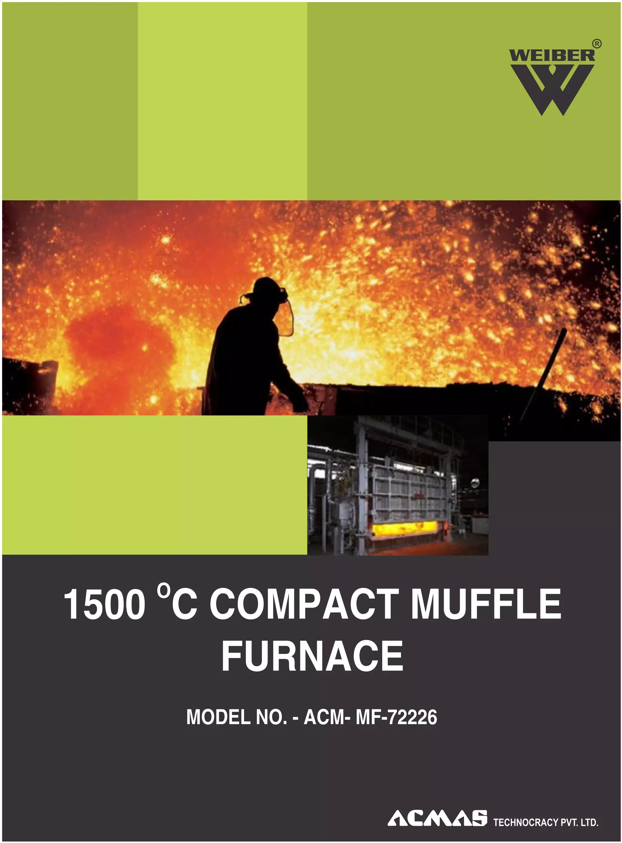 Compact Muffle Furnace (1500 °C) by ACMAS Technologies Pvt Ltd. | PDF