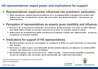 Supporting Your Workplace Health and Safety Representative | PPT