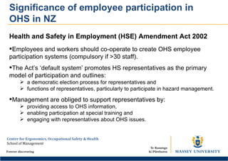 Supporting Your Workplace Health and Safety Representative | PPT