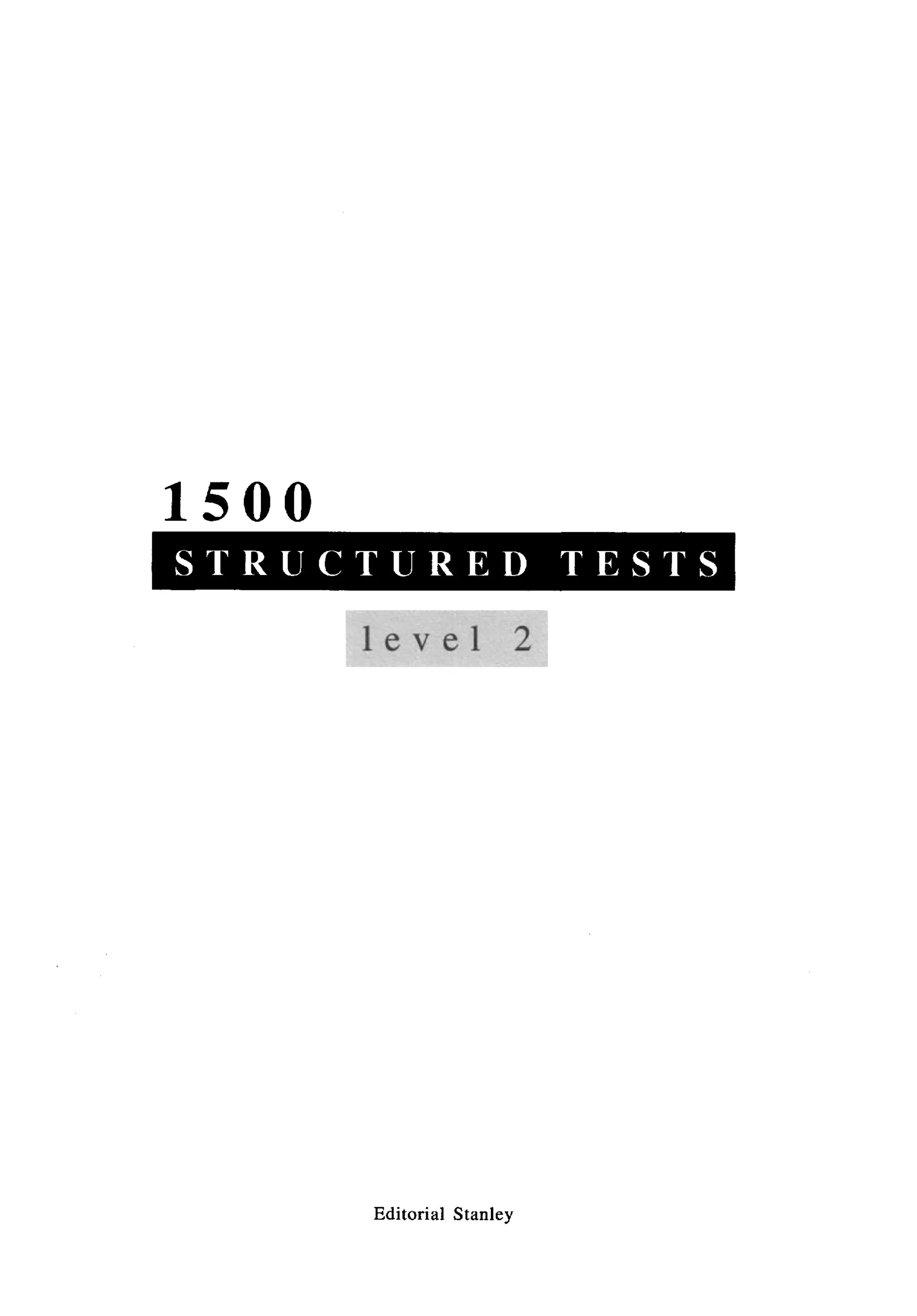 1500 Structured tests, level 2.pdf