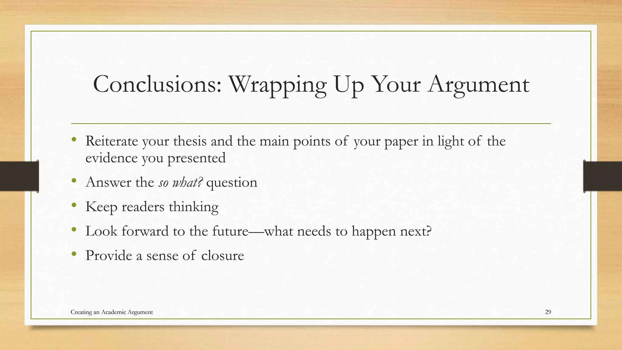 ANES 1501 PPT - M3: Creating an Academic Argument | PPTX | Children\'s ...