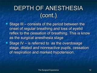 ANES 1501 PPT - M4:The Surgical Experience | PPT
