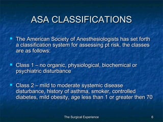 ANES 1501 PPT - M4:The Surgical Experience | PPT