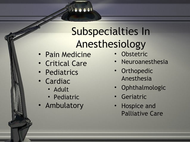 ANES 1501 PPT - M5: Spotlight on Professions The Anesthesia Care Team | PPT
