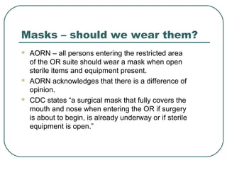 ANES 1501 - Module 6 PPT: Infection Control | PPT
