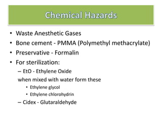 ANES 1501 PPT - M7: Physical Environment and Safety Standards | PPTX