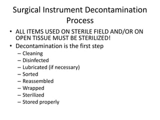 ANES 1501 - M8 PPT2: Asepsis and Sterile Technique | PPTX