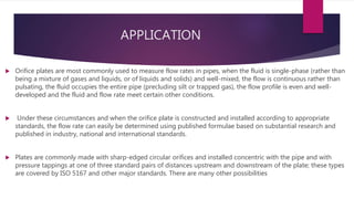 orifice meter and its application_ppt | PPTX