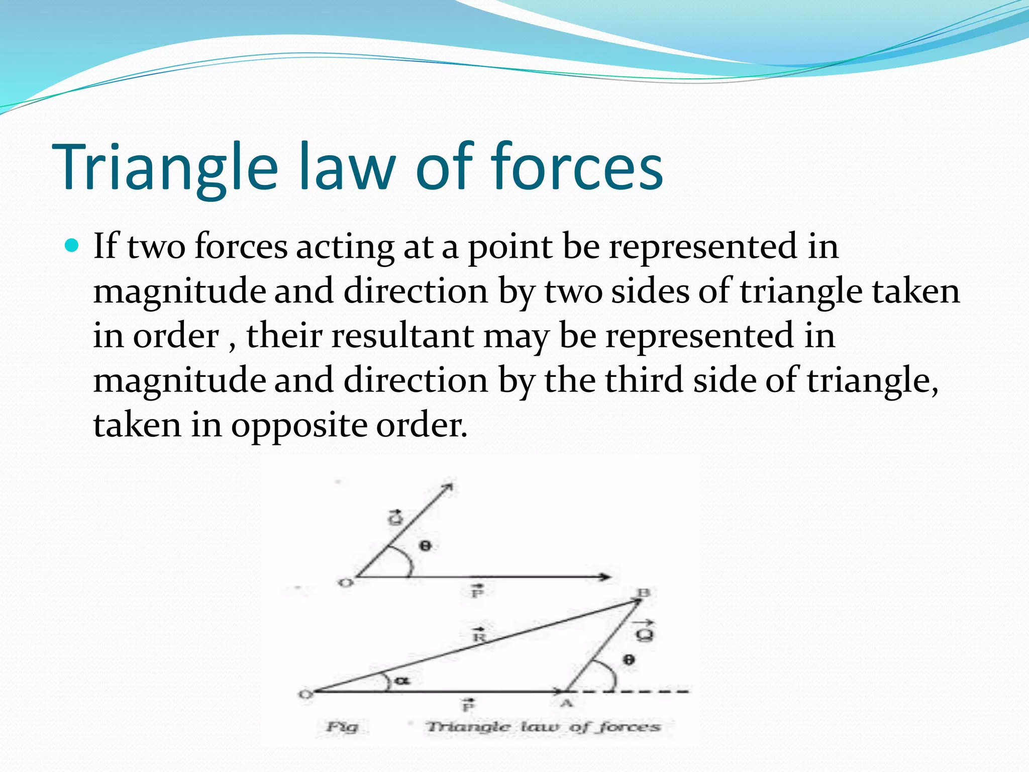 Introduction of mechanics of solid and coplanar forces | PPTX