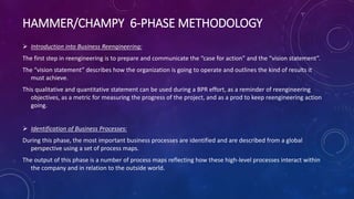 Business Process Re-engineering (BPR) | PPTX