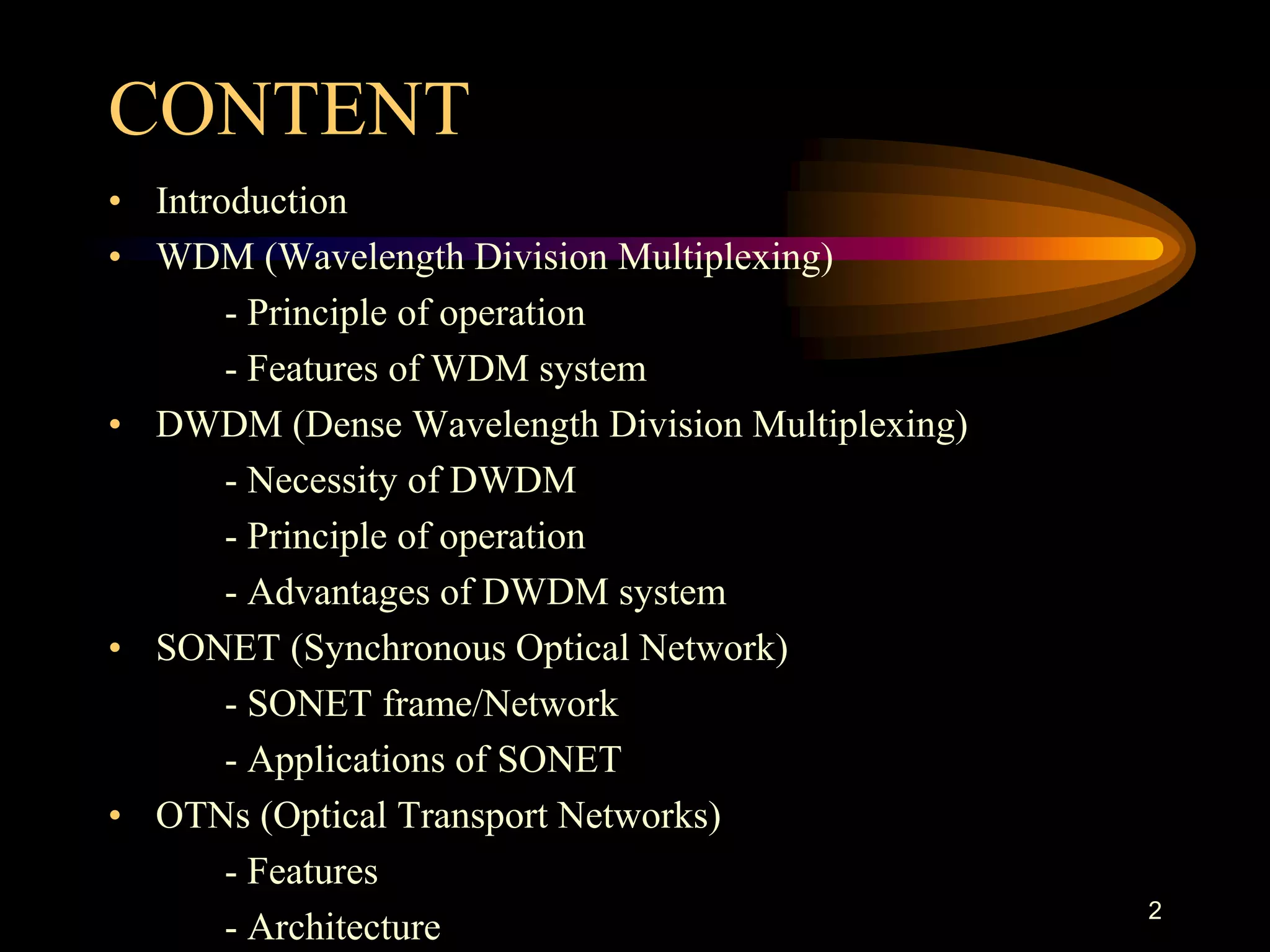 Advances in optical fiber communication | PPTX | Computer Networking | Computing