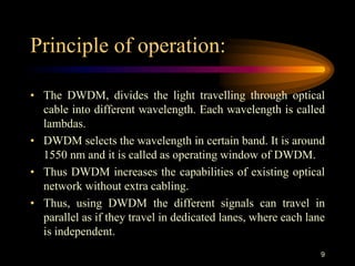 Advances in optical fiber communication | PPTX | Computer Networking | Computing