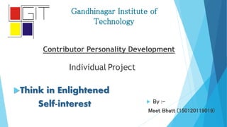 Think in Enlightened Self-interest | PPTX